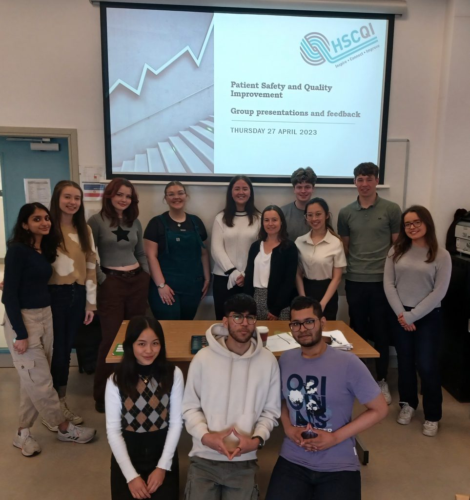 QUB Medical Students celebrate completion of QI Projects - HSCQI
